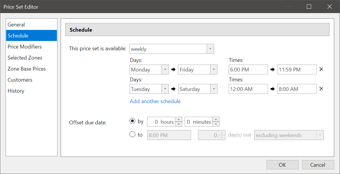 How to Create an Overnight Price Set Schedule - OnTime 360